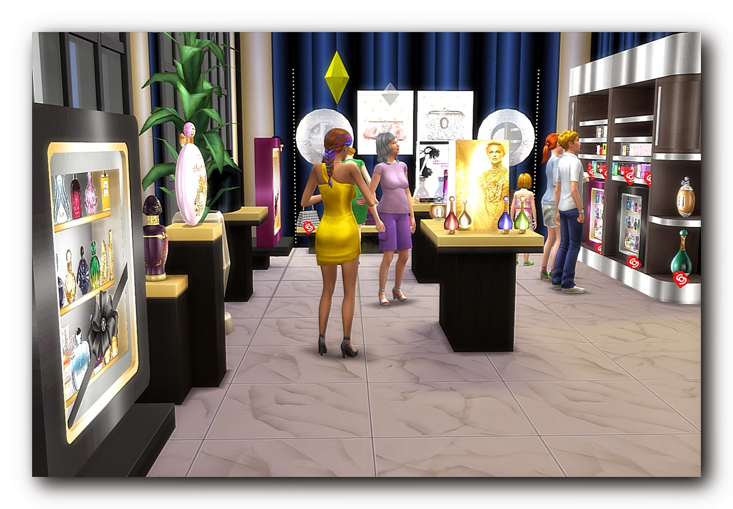 Architectural tricks from Dalila for SIMS 3-4: shop luxury/Studio