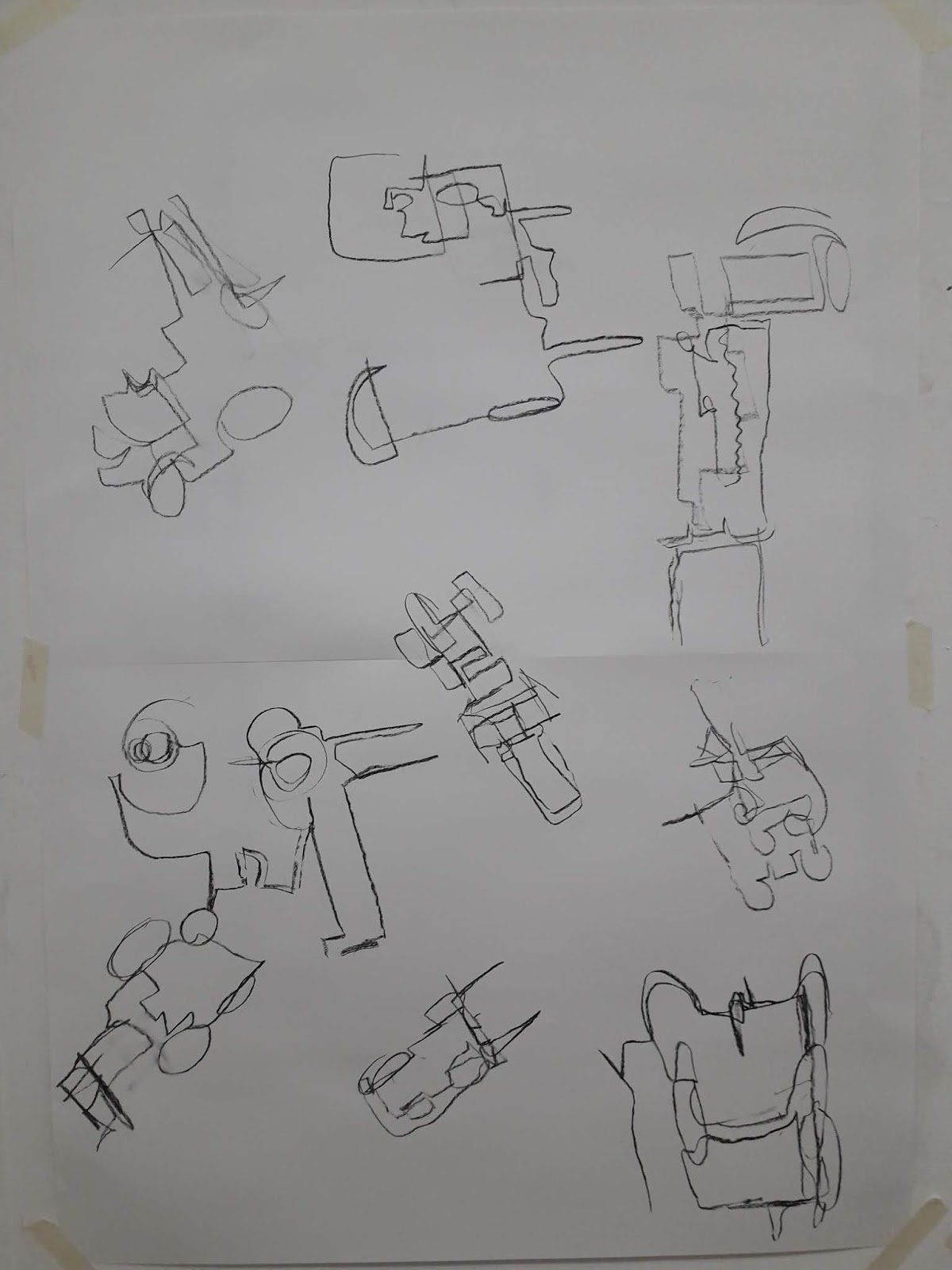 magsramsay: EDAM Term 2: The Creative Process ( large scale drawing) week 1