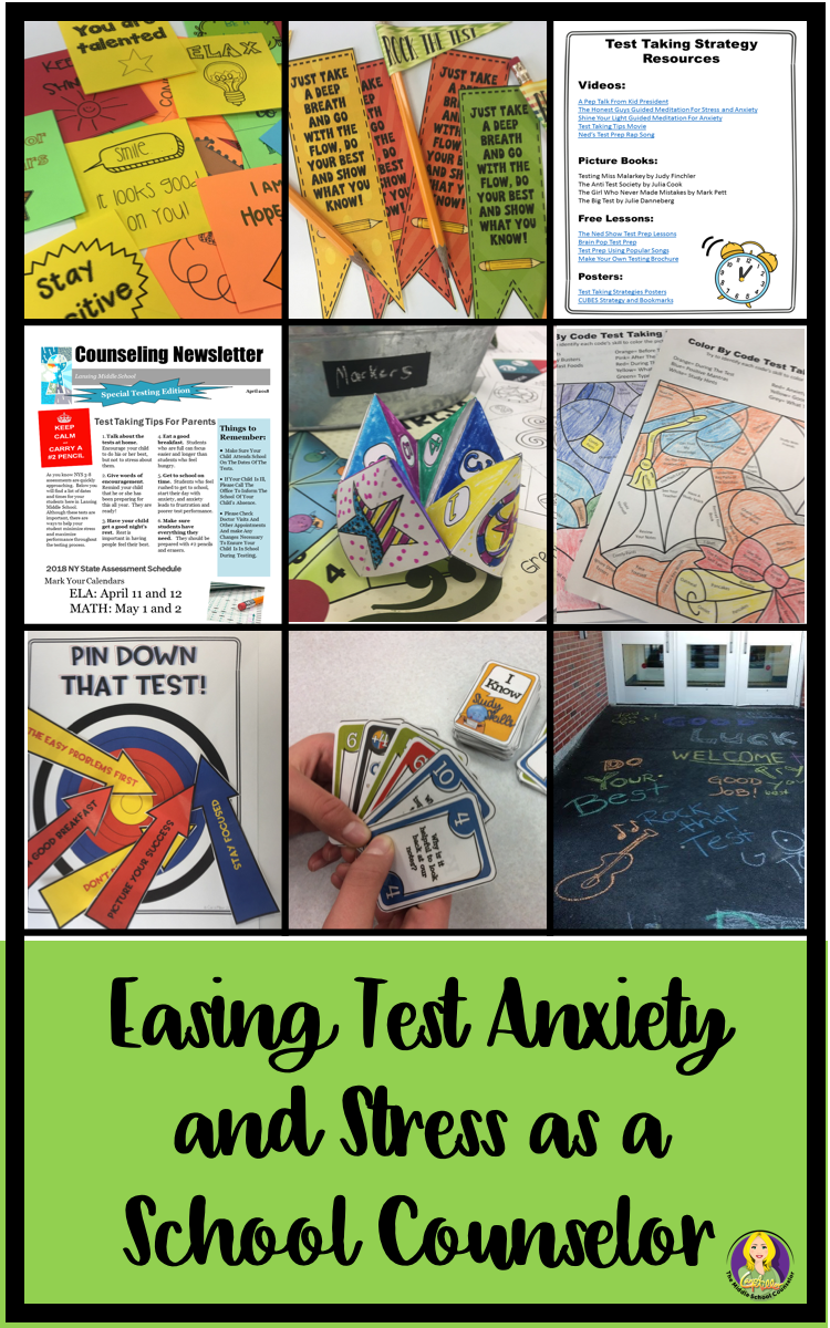 Easing Test Anxiety and Stress as a School Counselor – Counseling ...