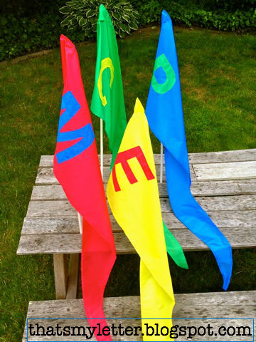 "S" is for Swingset Flags - Jaime Costiglio