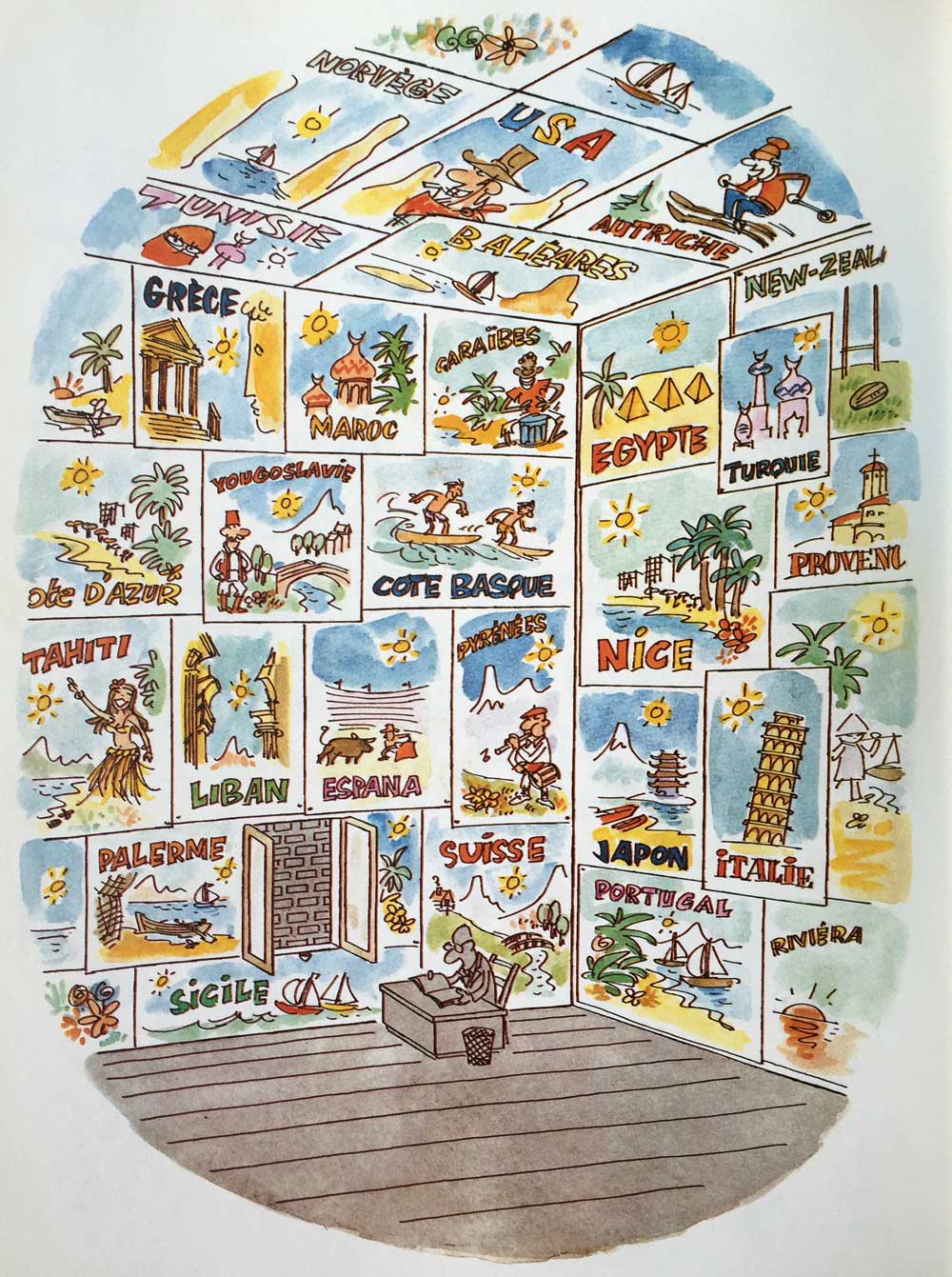 ECC Cartoonbooks Club: Le Petit Monde de Pat Mallet / Wie das Leben so ...