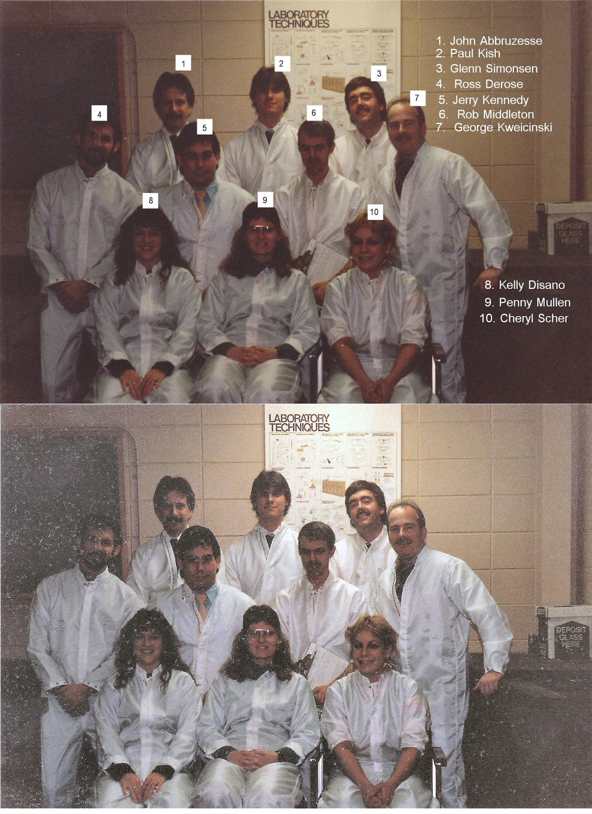 Polychrome Corporation Archive: Clark lab photo