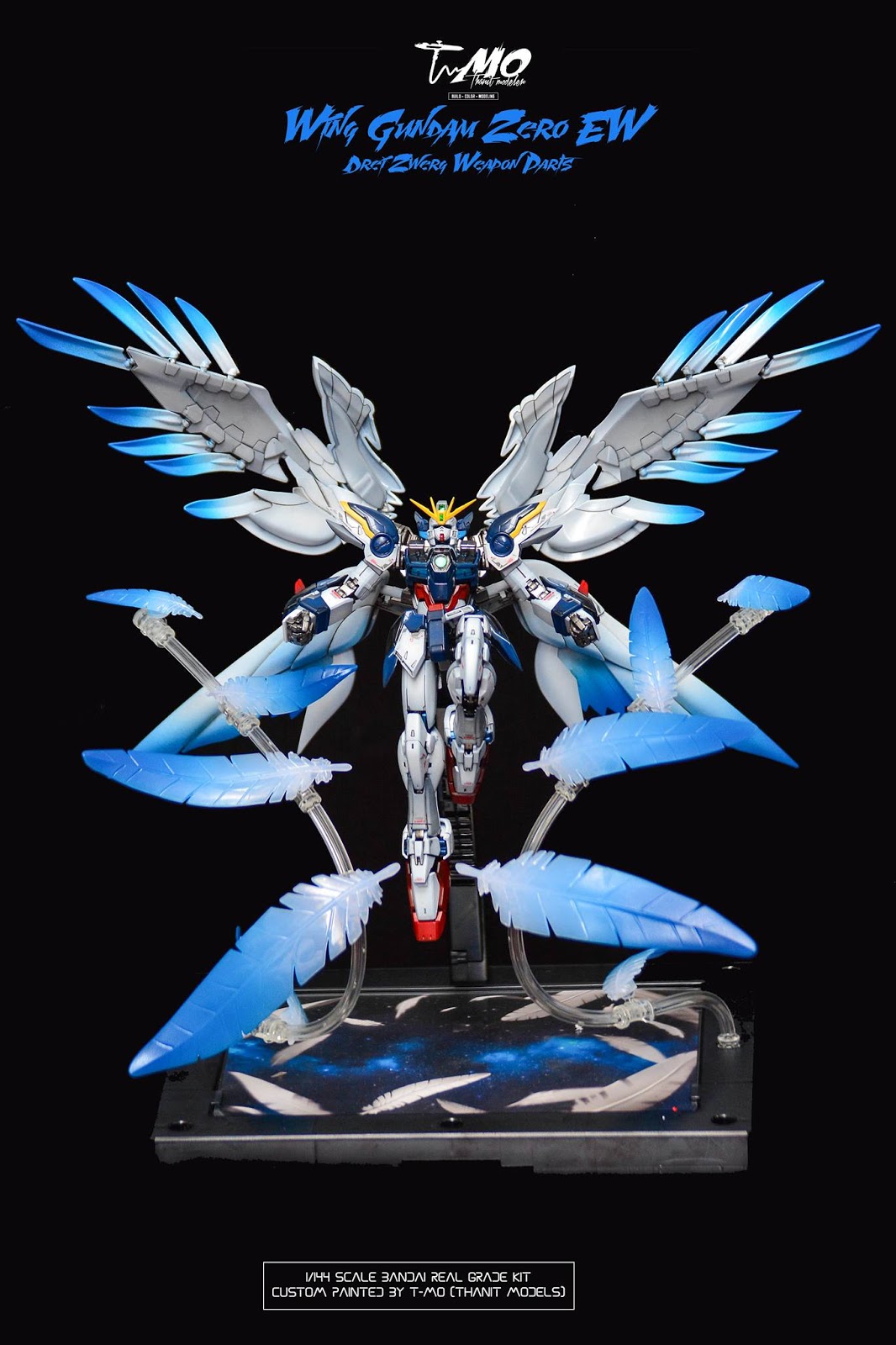 Custom Build: RG 1/144 Wing Gundam Zero EW + Effects