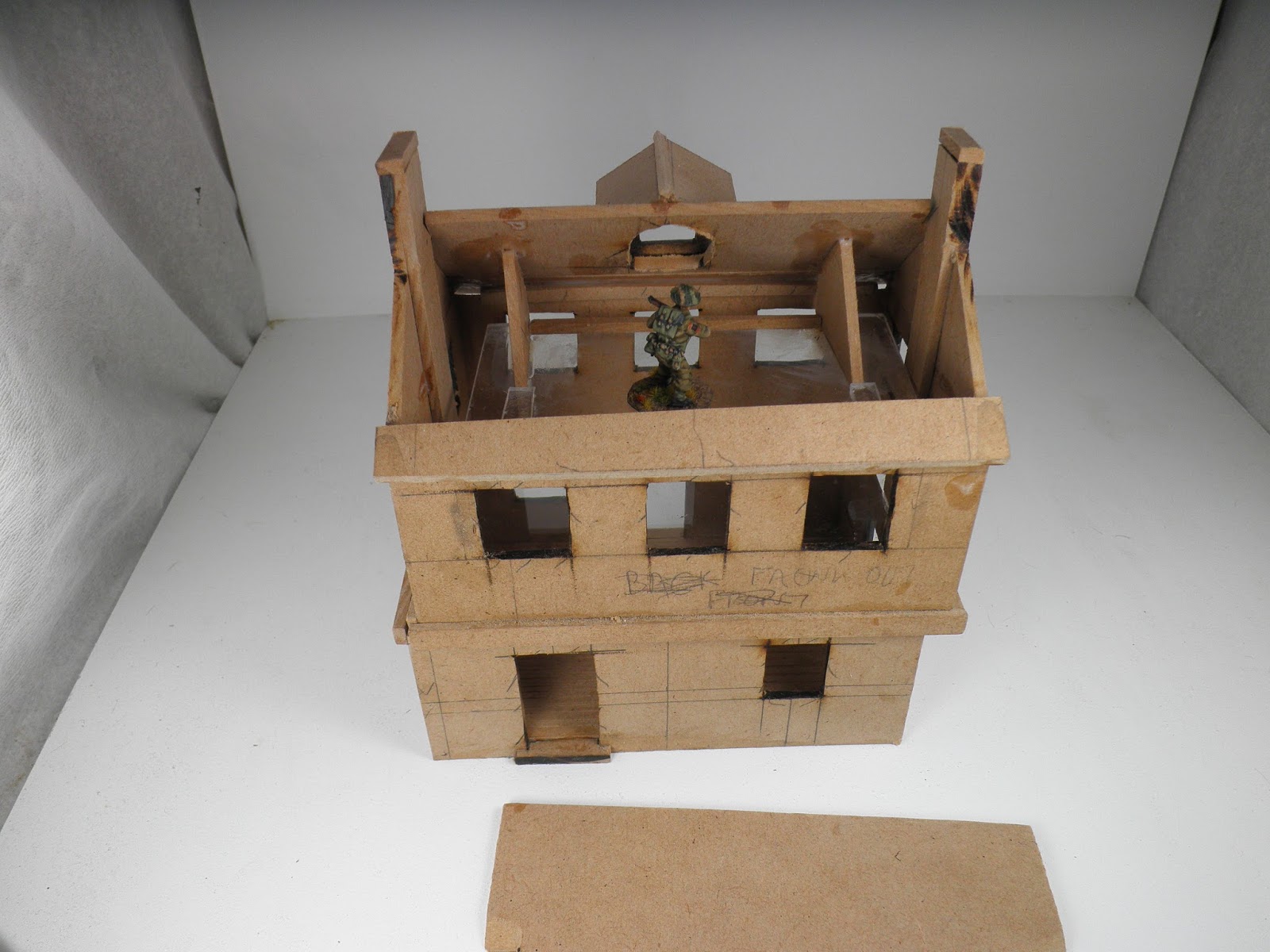 JOHN BOND's WARGAMING STUFF: DIY MDF BUILDINGS, Part 1 28mm