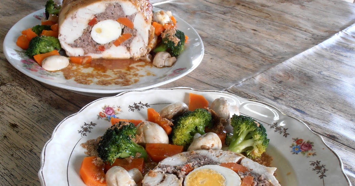 TIBERIS : ~ Pollastre farcit ~ Pollo relleno