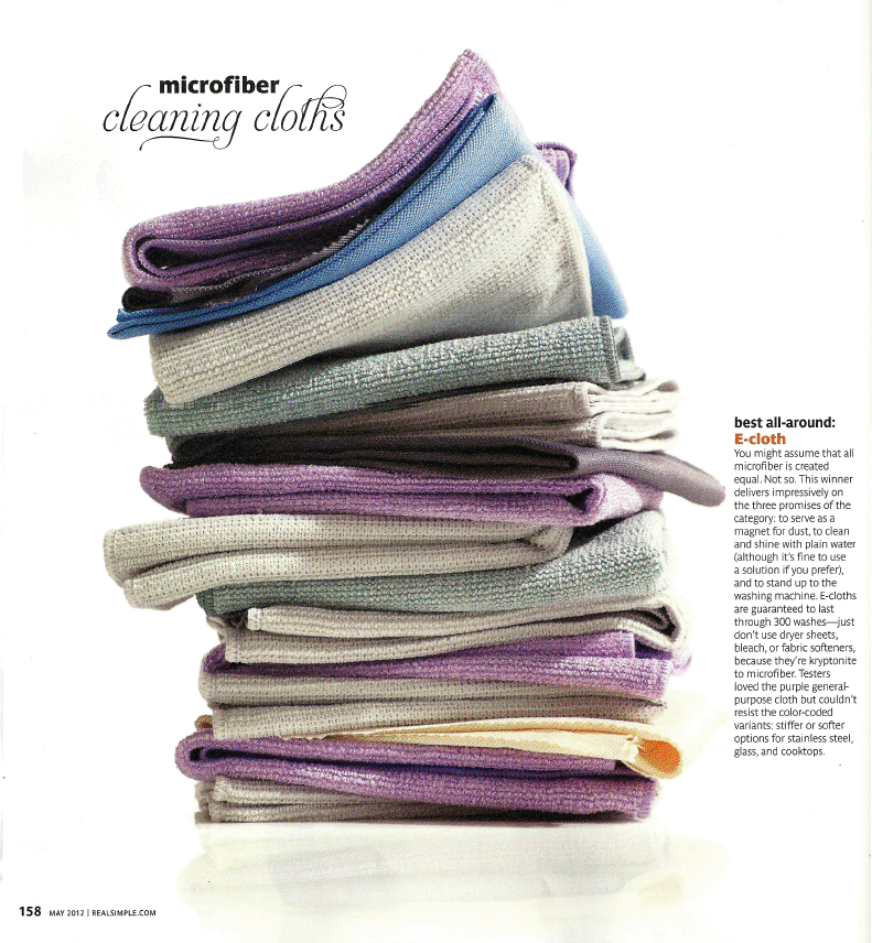 Dads can clean (among other things): e-cloth® labelled 'Best' by Real ...