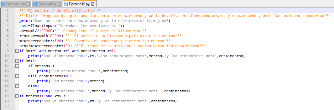 Mantenimientos Electrónicos: Practica 6: Ejercicios Python