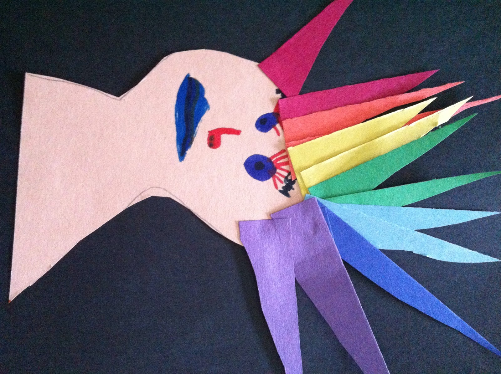 Art Room 104: Roy G. Biv has Rainbow Colored Hair!