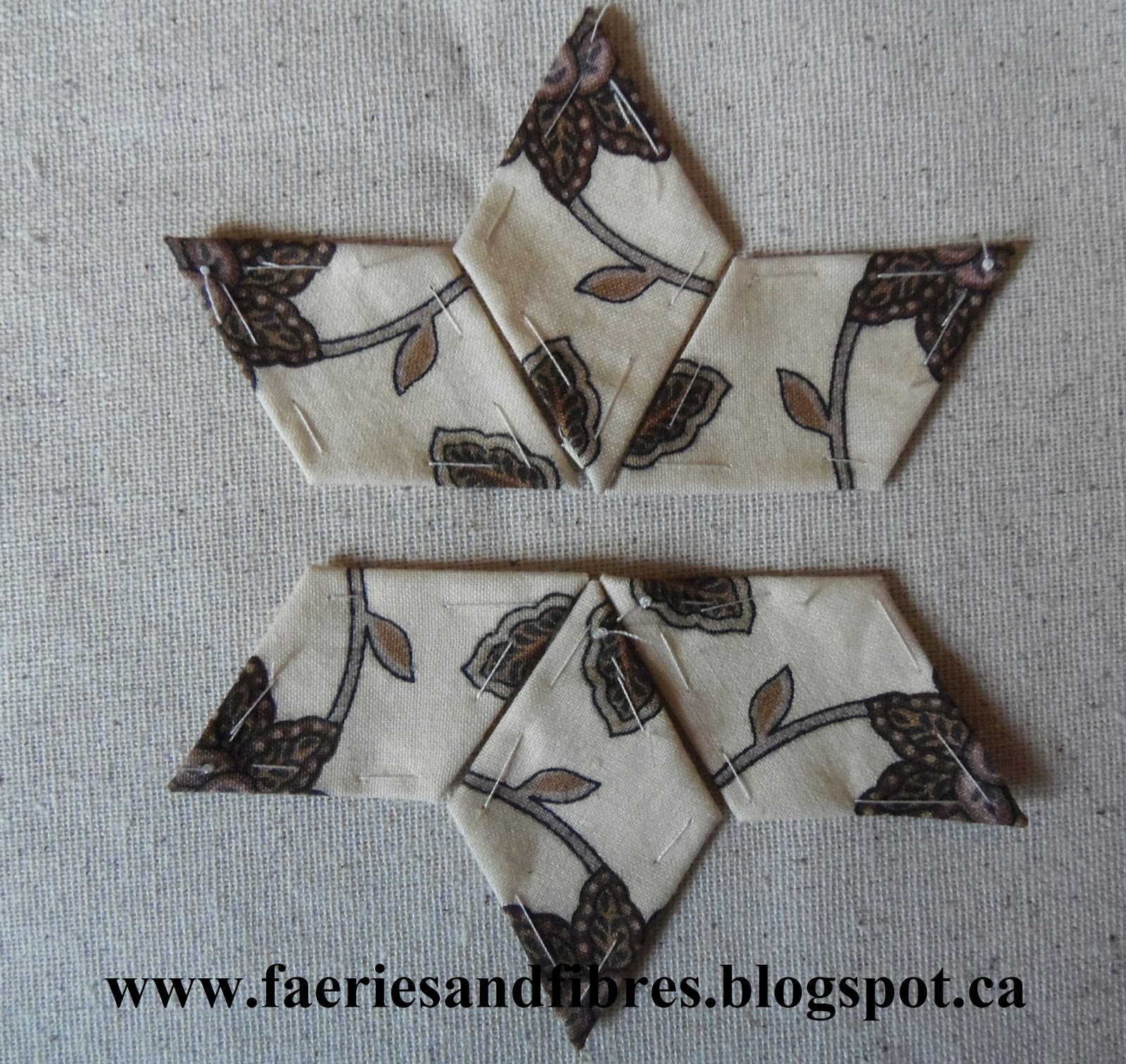 Faeries and Fibres: Sewing the diamonds together