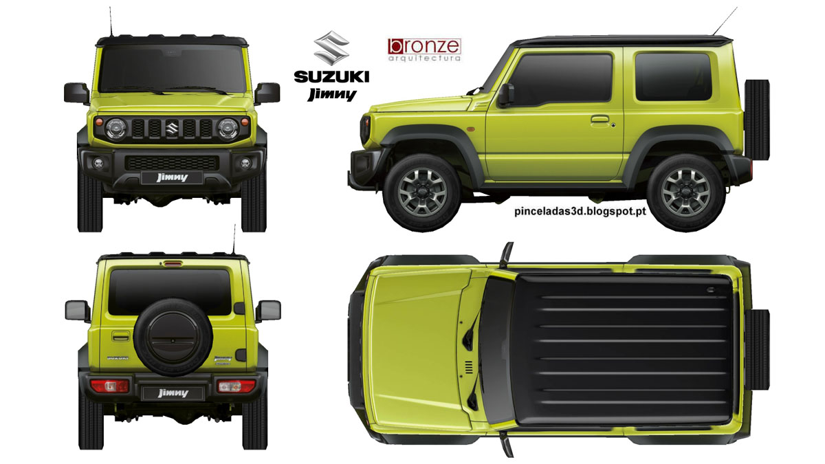 3D Strokes: Stroke 184 - Suzuki Jimny