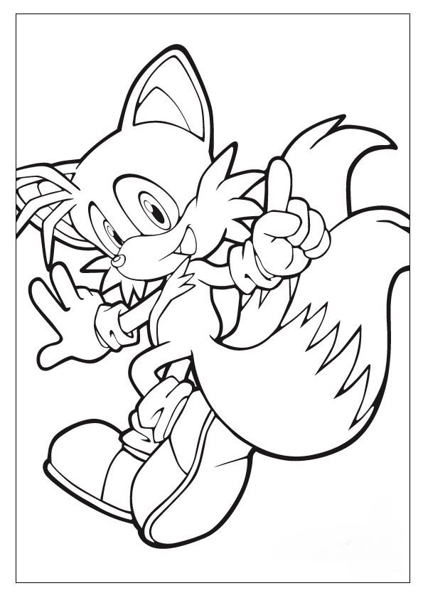 Sonhar e brincar: Tails para colorir