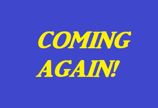 TecumsehCityBlog: It Is Coming Again