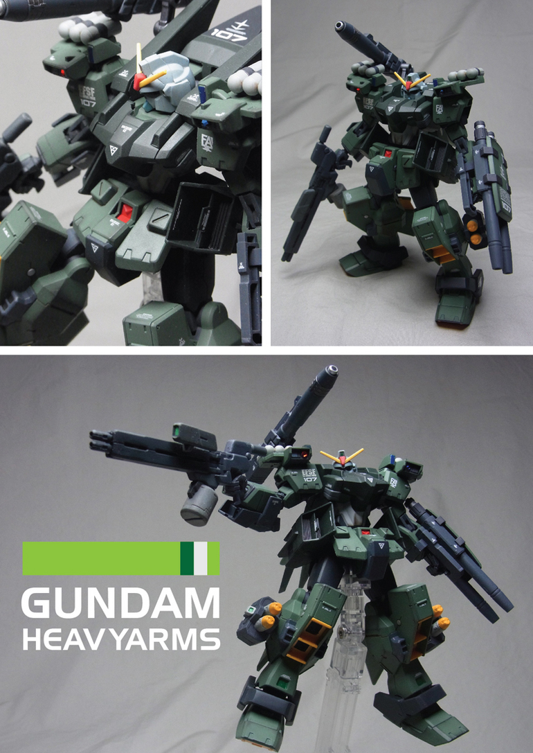 GUNDAM GUY: HG 1/144 Heavyarms Gundam - Custom Build