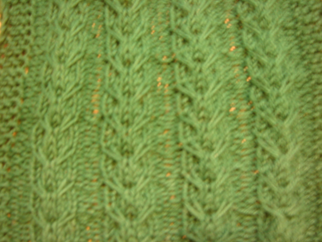 Crazy Knitting Fool's Finished Objects: Mock Gull Stitch Cloth