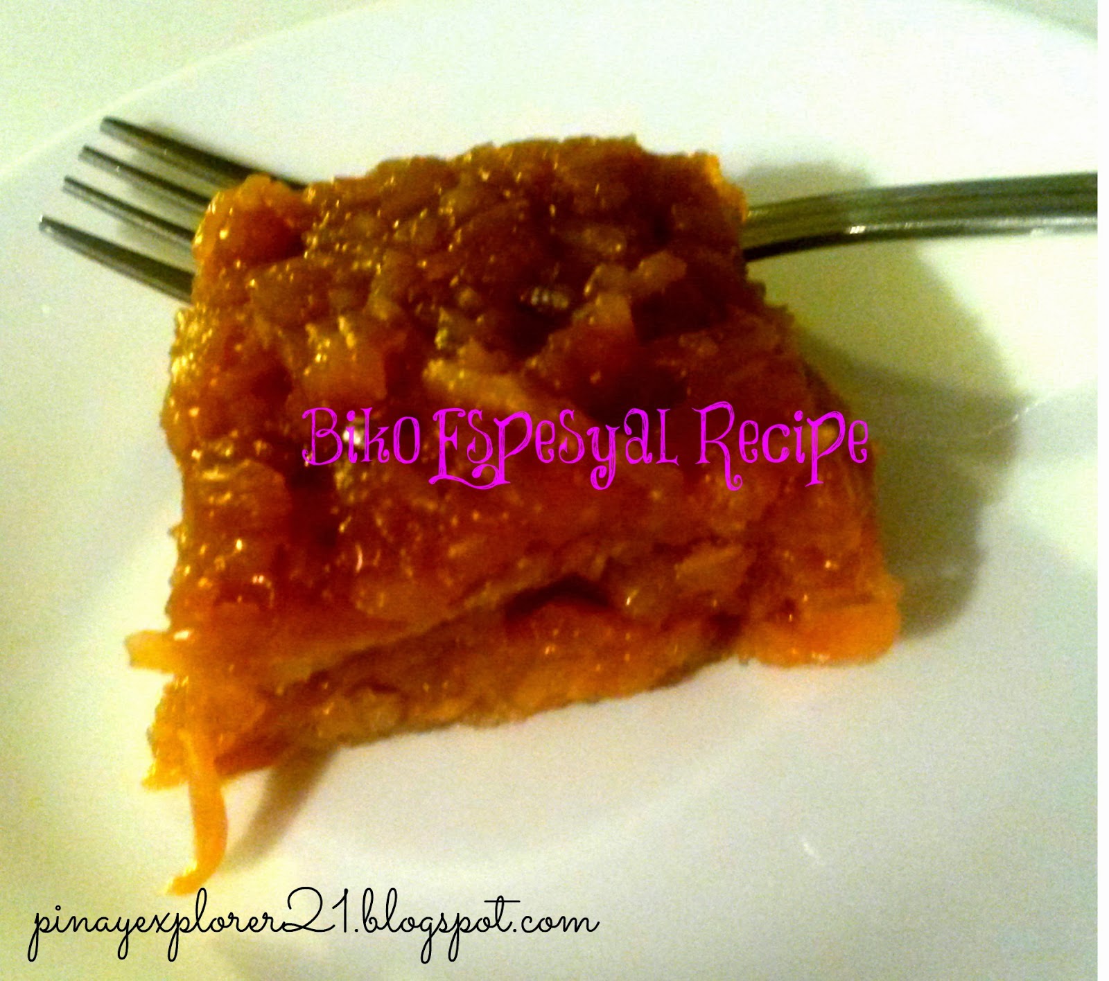 The Sweet Cuisinera: Biko Recipe