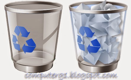 Computer G: Define Recycle Bin