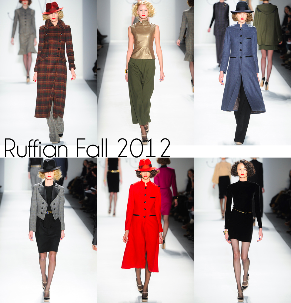 NYFW: Ruffian Fall 2012 Takes New York to English Country Side ...