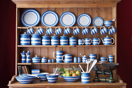 Scarlet and Cornish Stripes (Before & After) - Finding Silver Pennies