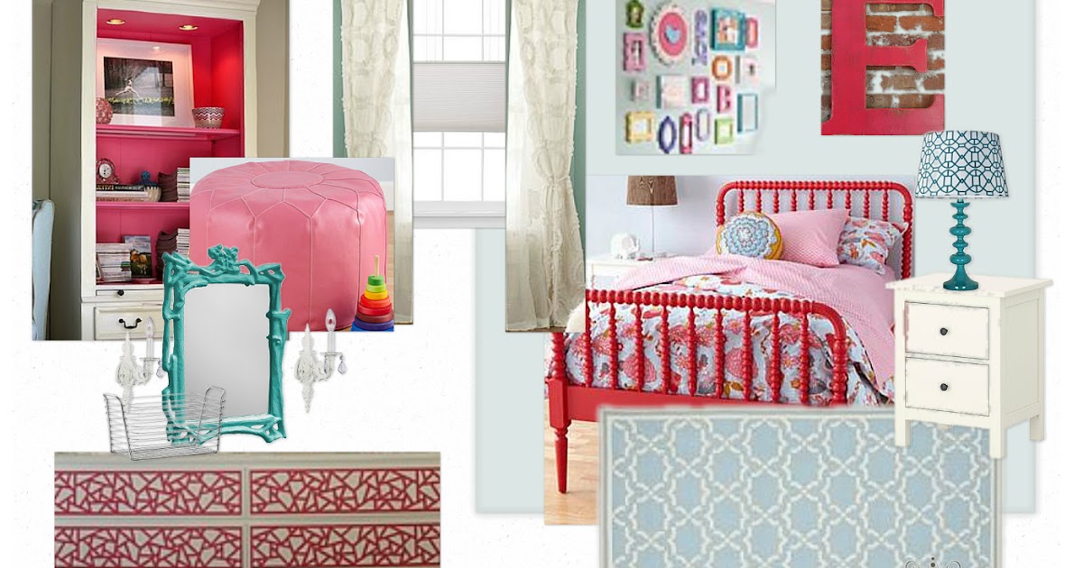 Raspberry and Blue Room Reveal | HLL Interiors