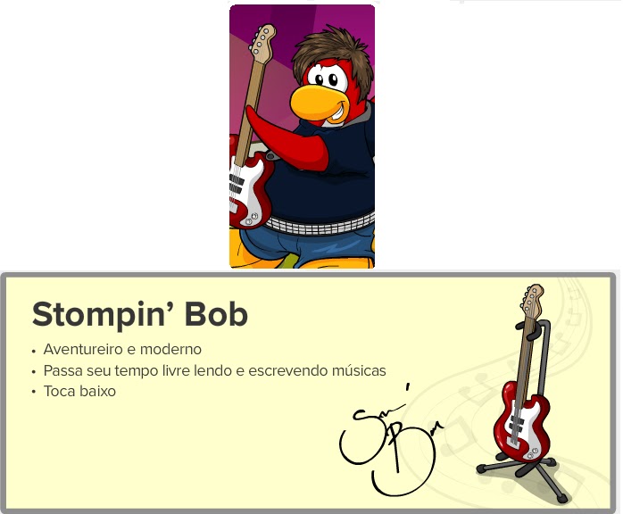 Club penguin Ligados em Tudo: Caracteristicas da Penguin Band