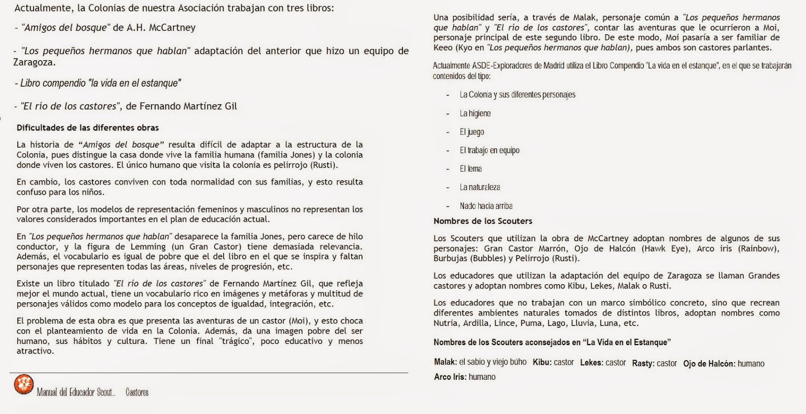 El diario de Keeo: Simbología del Castor: El libro de los amigos del ...
