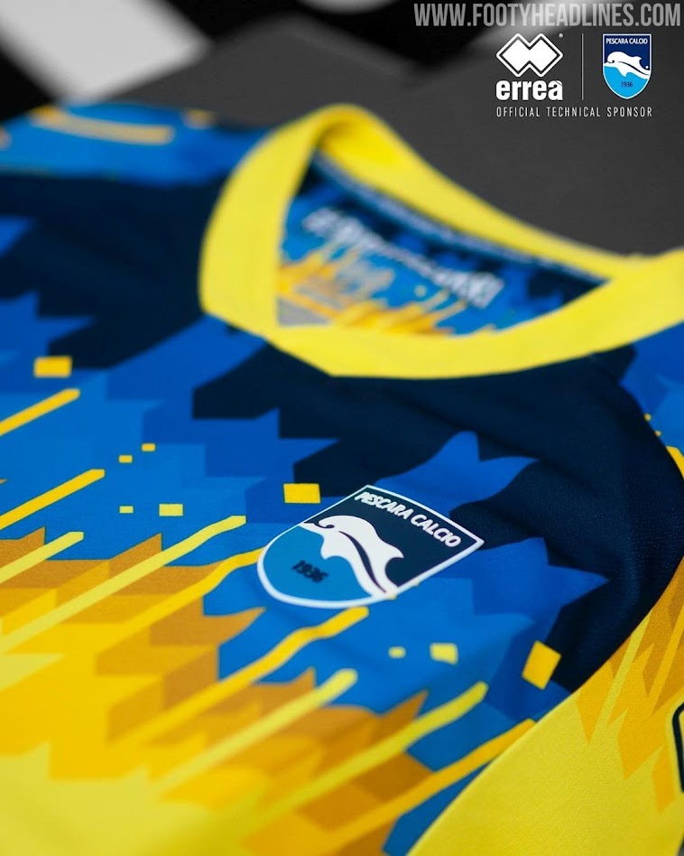 Pescara Calcio 19-20 Home, Away & Third Kits Revealed - Footy Headlines