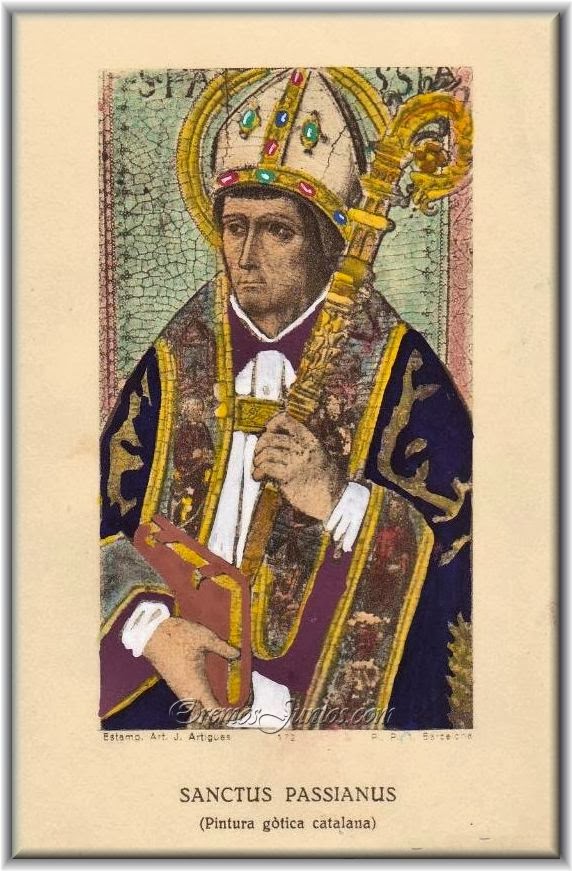 Vidas Santas: San Paciano o Pacià de Barcelona, Obispo