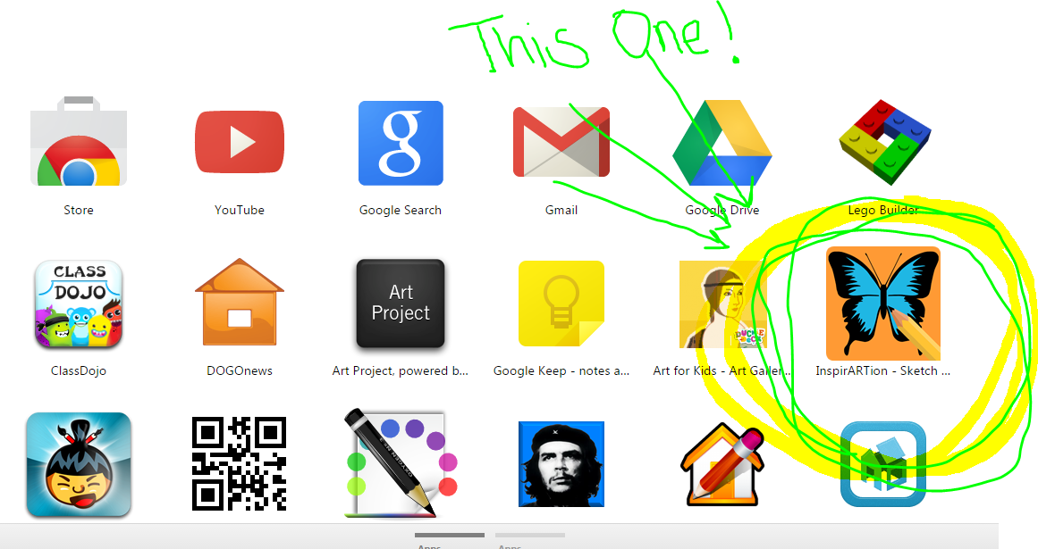 Art in the Middle...school: inspiARTion app