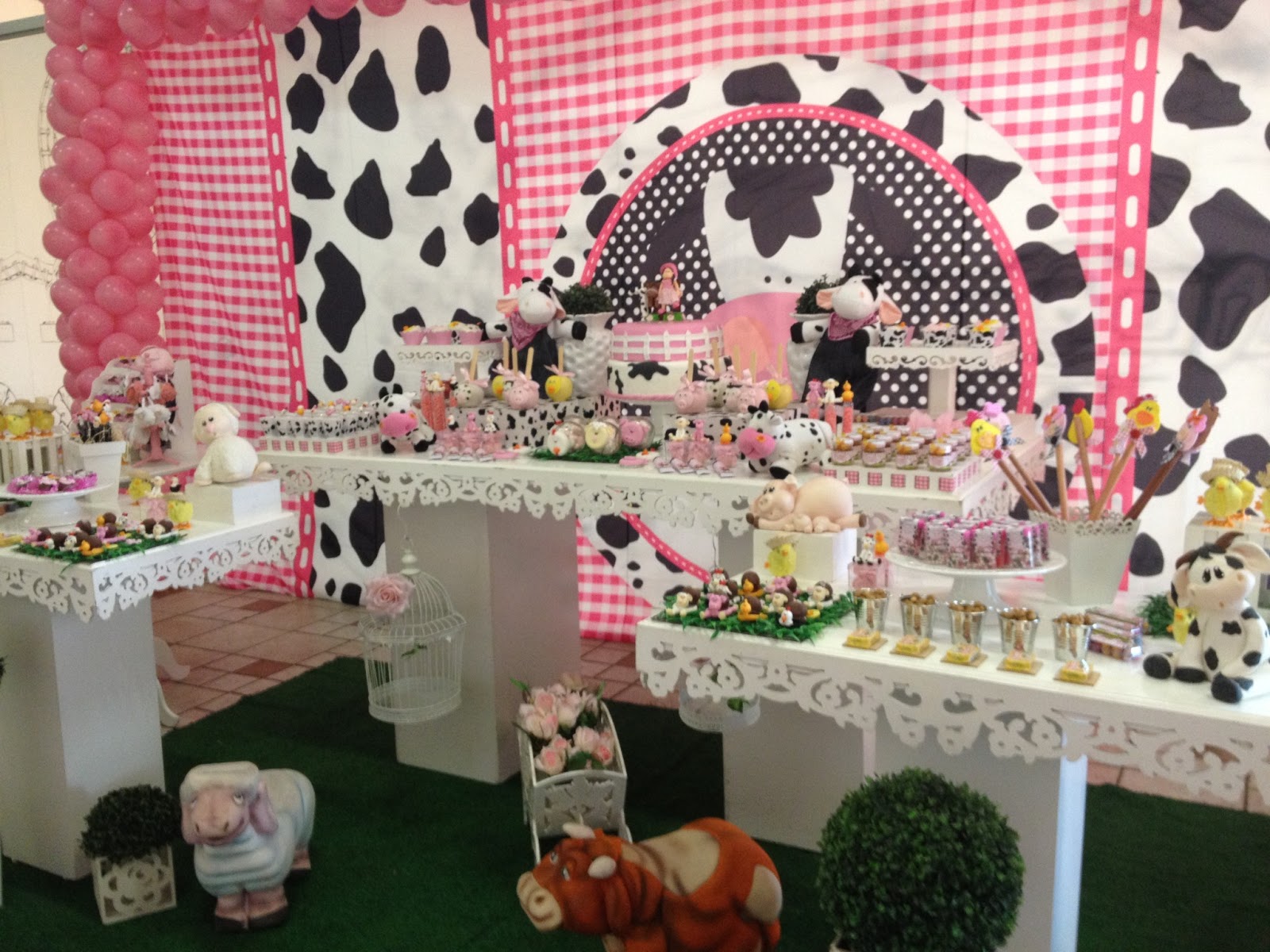 Delicadas Festas Provençal: Fazendinha Rosa