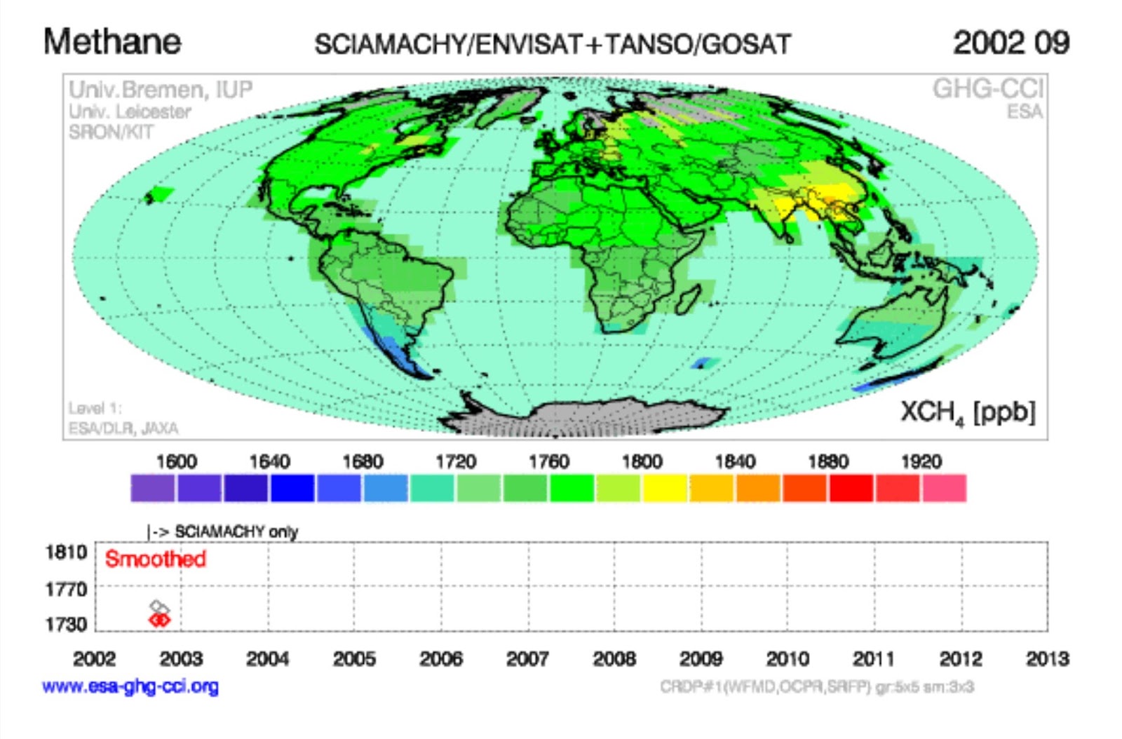 21st Century Social Critic: Methane Concentration Maps 2002-2013