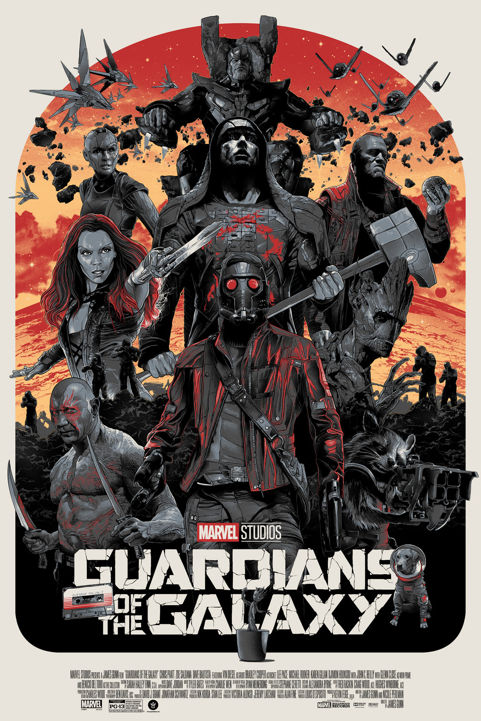 INSIDE THE ROCK POSTER FRAME BLOG Gabz Guardians Of The Galaxy Poster INSIDE THE ROCK POSTER FRAME BLOG Gabz Guardians Of The Galaxy Poster