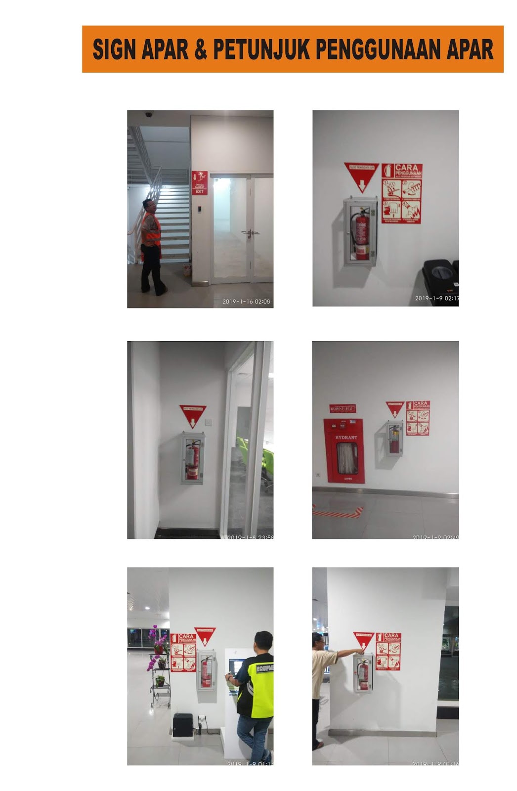 Safety Sign Rambu K3 Bandara Baru Ahmad Yani Semarang