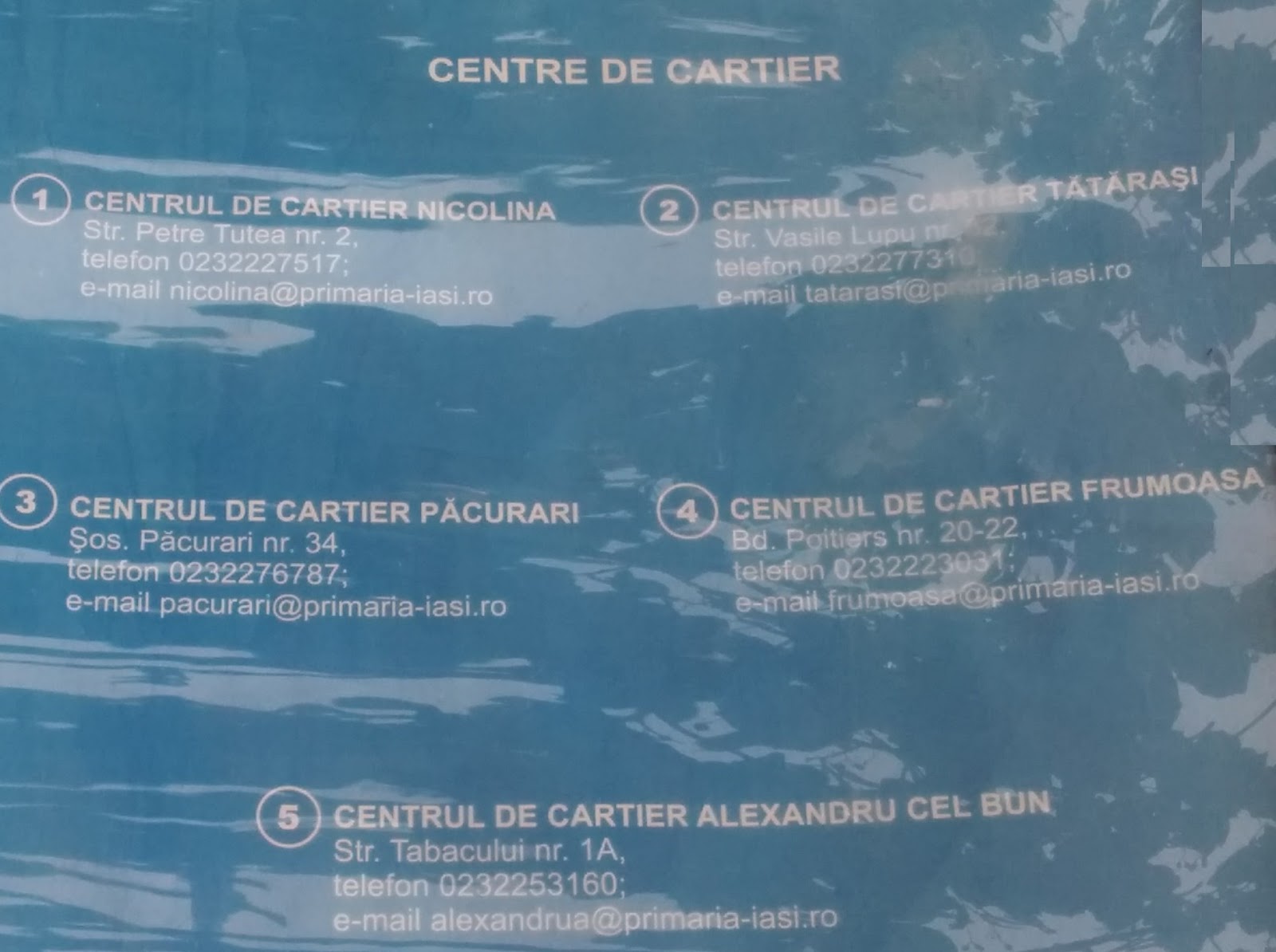 Turist în Orașul Iași (Iassy/Jassy): Sesizari si Reclamatii Iasi