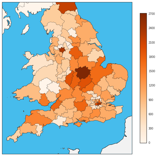 Creating Attractive And Informative Map Visualisations In Python With Basemap