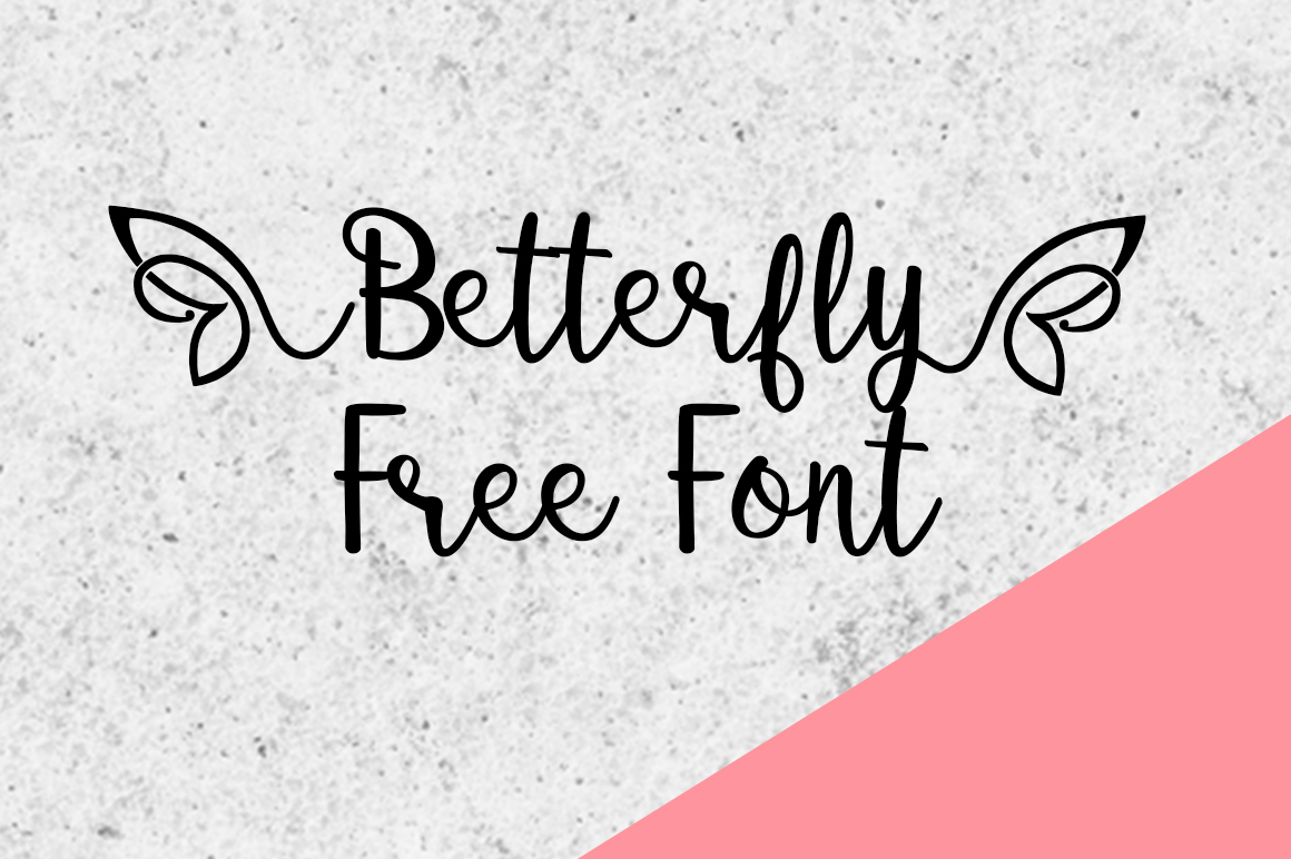 DLOLLEYS HELP: Betterfly Free Font