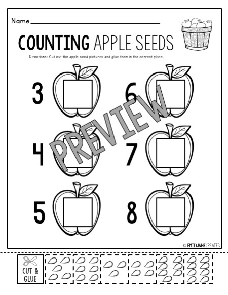 Emily Jane Creates: SEPTEMBER NO PREP LITERACY AND MATH PACKET