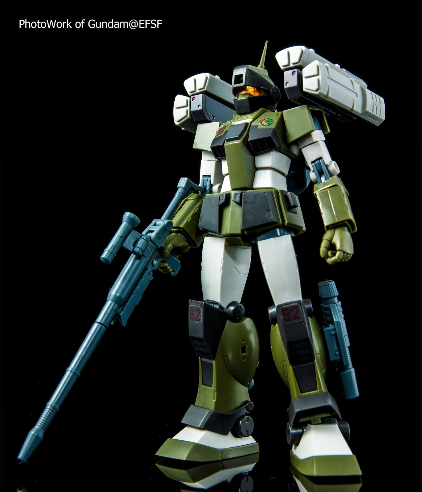 The WhiteBase of Gundam@EFSF: Robot魂 EFF Weapon set (feat. Sniper Custom)