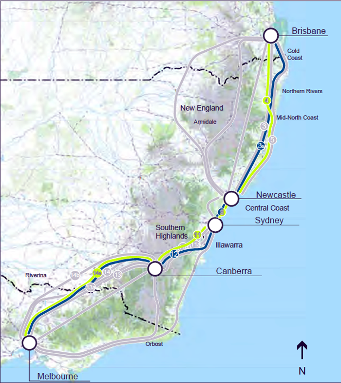 transpress nz: eastern seaboard high speed rail line from Brisbane to ...