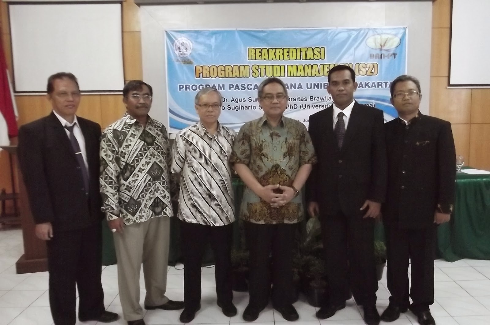 Program Pascasarjana UNIBA Surakarta: Reakreditasi Prodi S2 Manajemen UNIBA