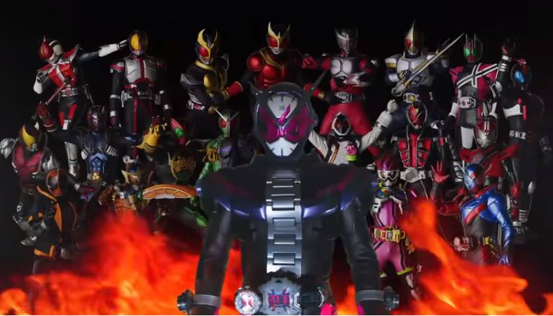 Heisei Kamen Rider 20th Anniversary Memorial Video featuring Kamen ...