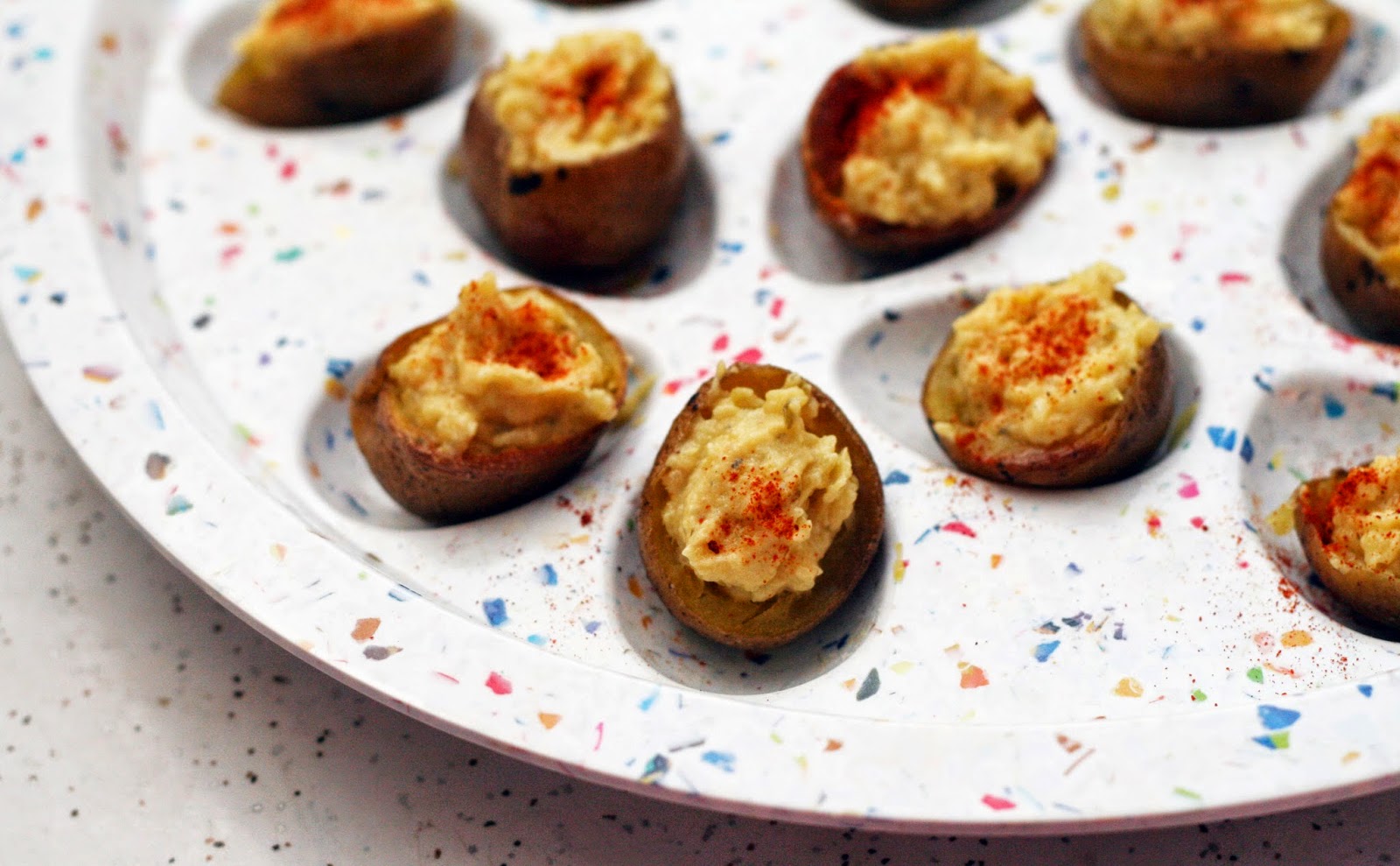 Deviled Potatoes – Coconut & Lime