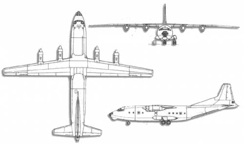Aerei: Antonov An-12 Scheda tecnica