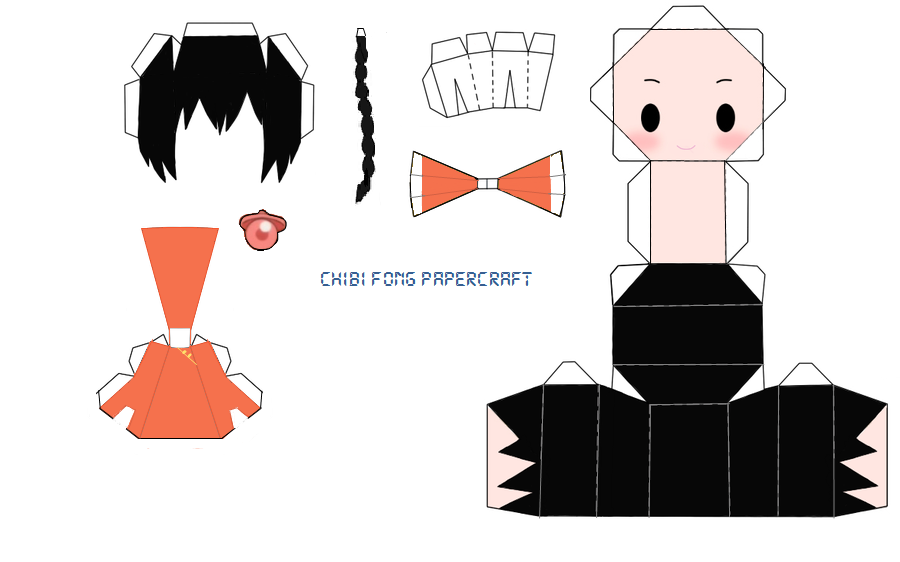 Saung-Nya Asciel: Pola Papercraft Katekyo Hitman Reborn