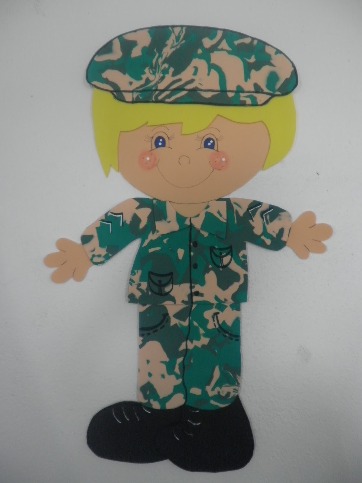 Eu Amo Artesanato: Boneco Soldado em Eva com Molde