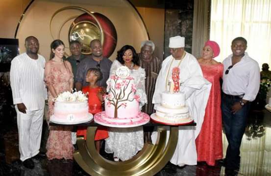 Photos from billionaire businesswoman, Folorunso Alakija's 66th ...