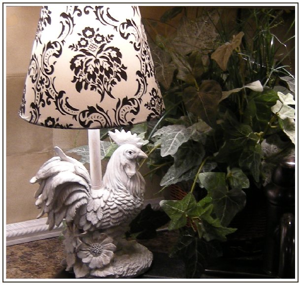 dream lane: Little Rooster Lamp for my Kitchen