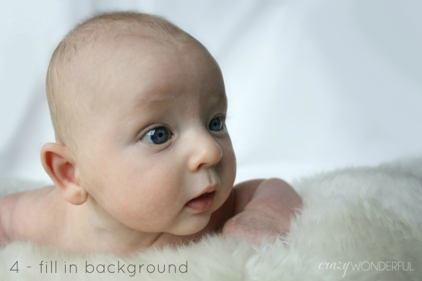 DIY baby photos and editing tutorial - Crazy Wonderful