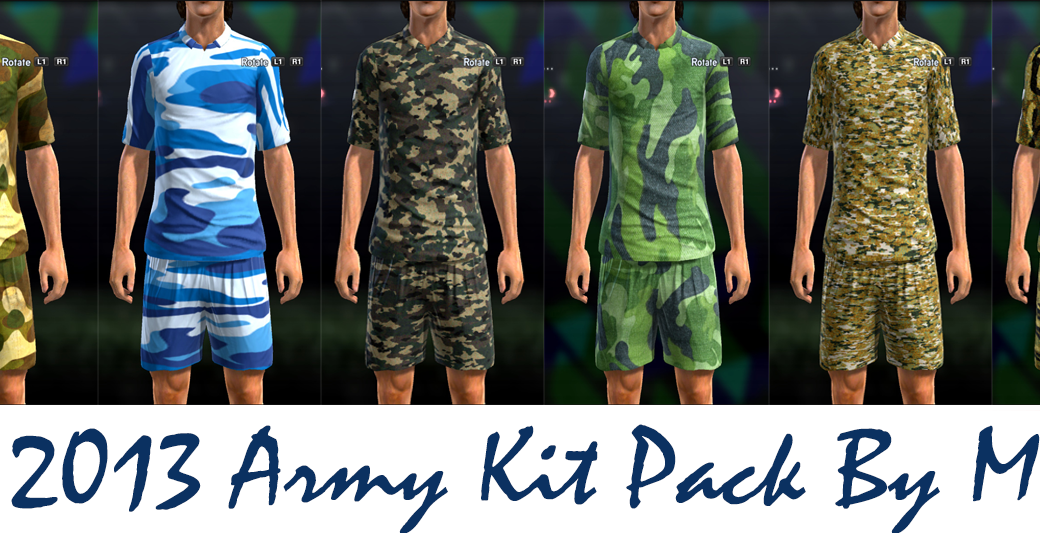 pes-modif: Pes 2013 Army Kit Pack By M.H.F