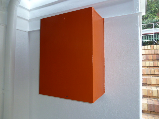 Fun and VJs: Orange switchboard box