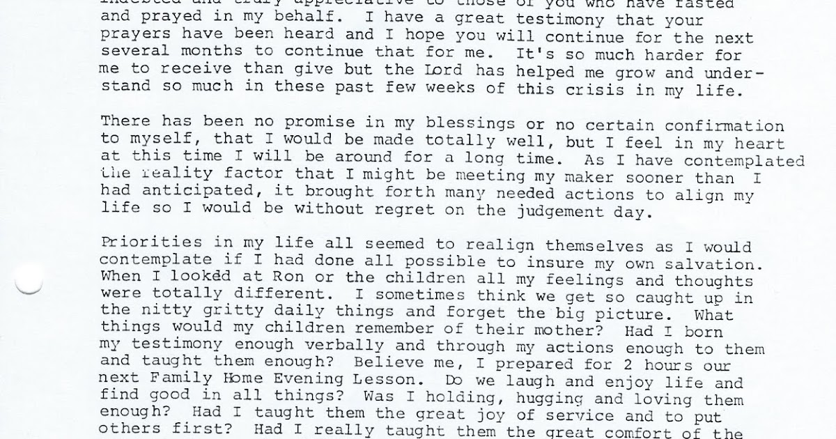 Bradley Family Heritage: Kathy's letter to Siblings 1985